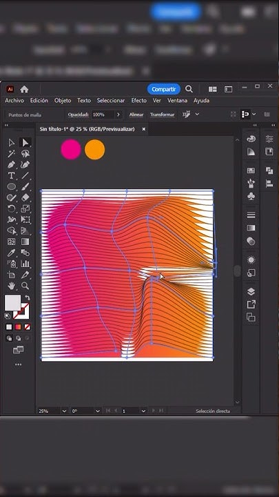 How to make gradients with 3D lines in illustrator #illustratortutorial ...