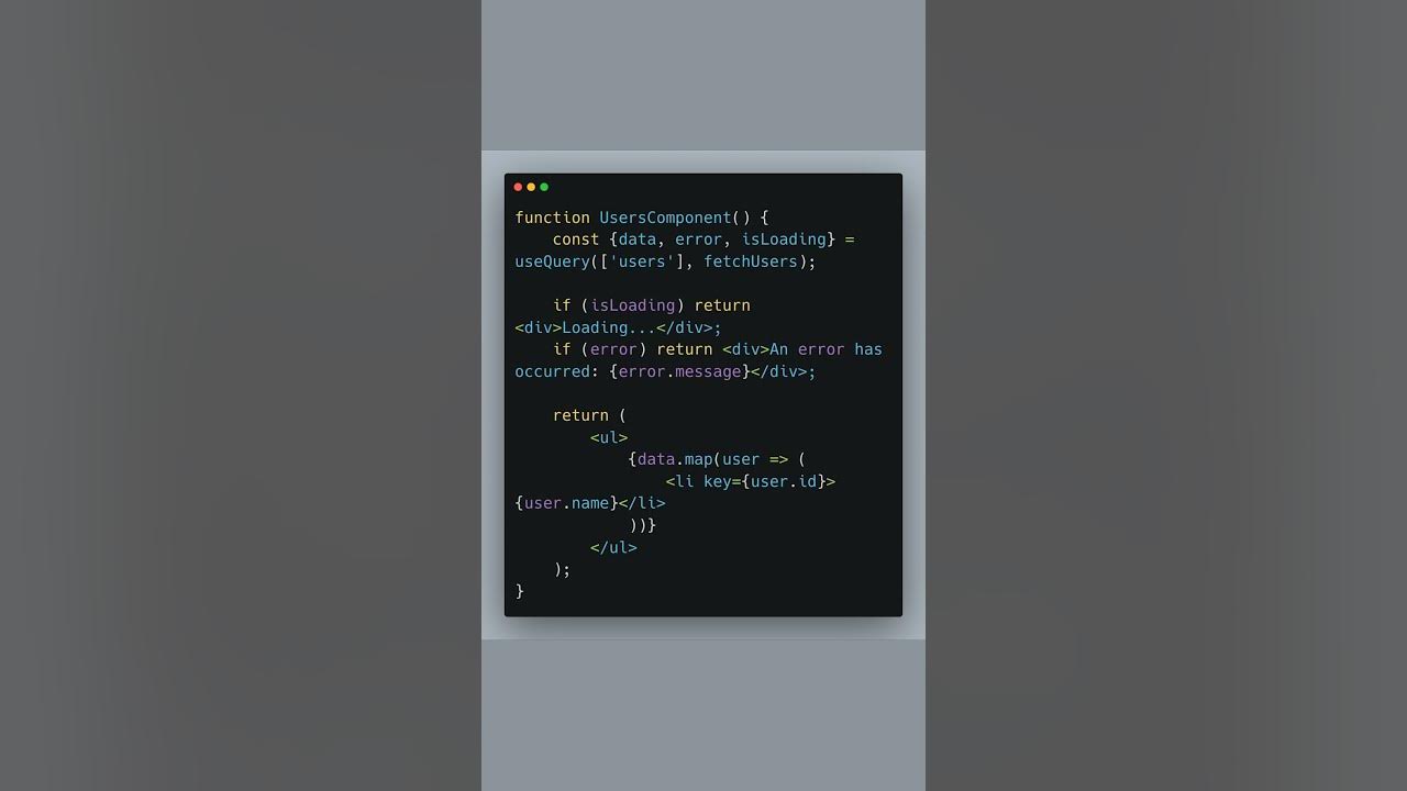 Master React Query For Data Fetching Reactquery Youtube