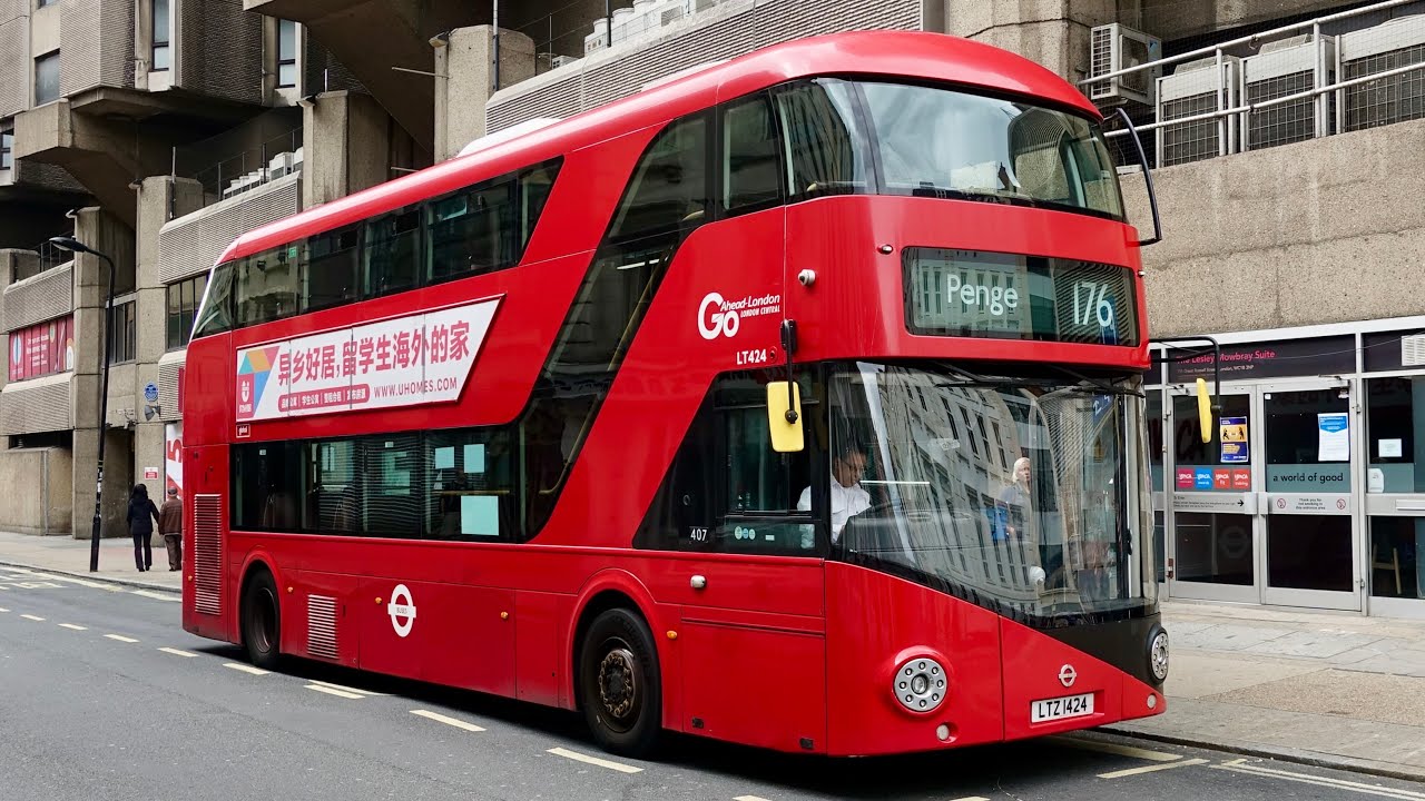 London Bus Route 176 - Tottenham Court Road to Penge - Subtitles - YouTube