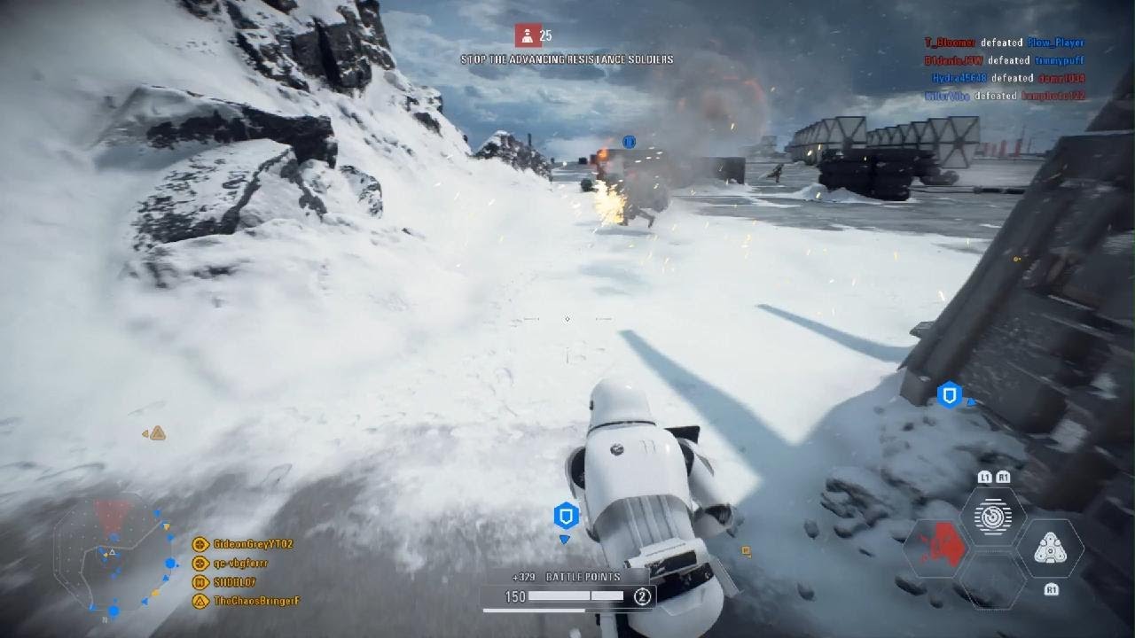 STAR WARS Battlefront II Starkiller Base Fires - YouTube