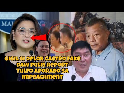 Gigil si Oplok Castro ake daw ang Pulis Report ll Raffy Tulffo aporado ...
