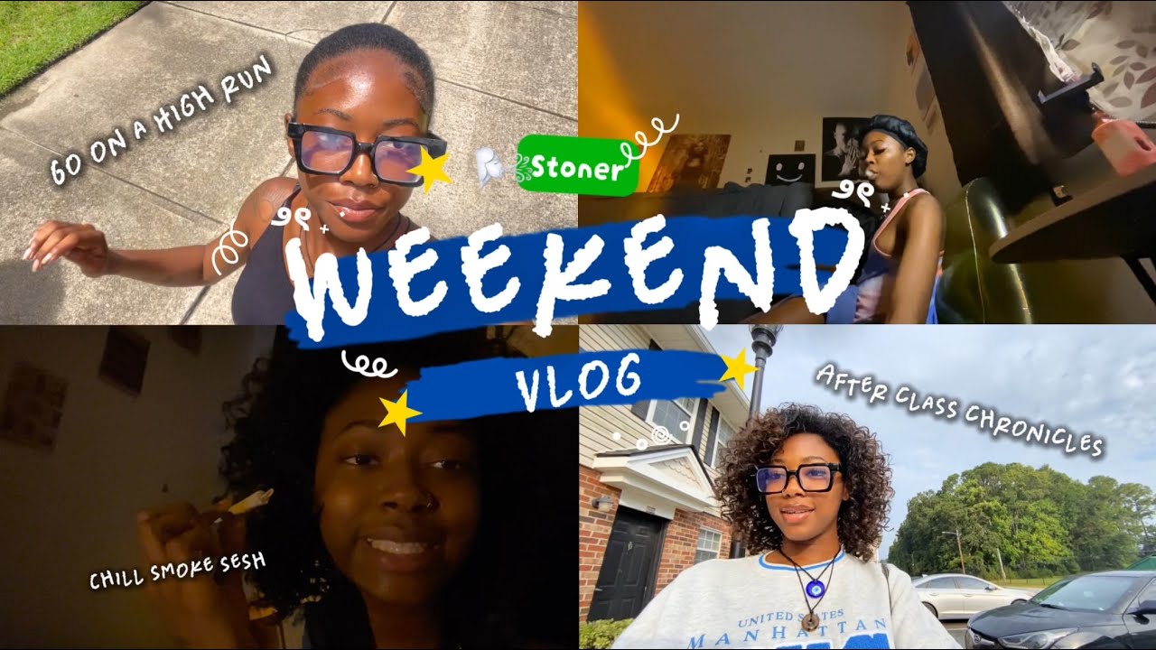 🤓FIRST WEEK OF SCHOOL REBOOT ( 🌬WEEKEND COLLEGE STONER VLOG💨) - YouTube