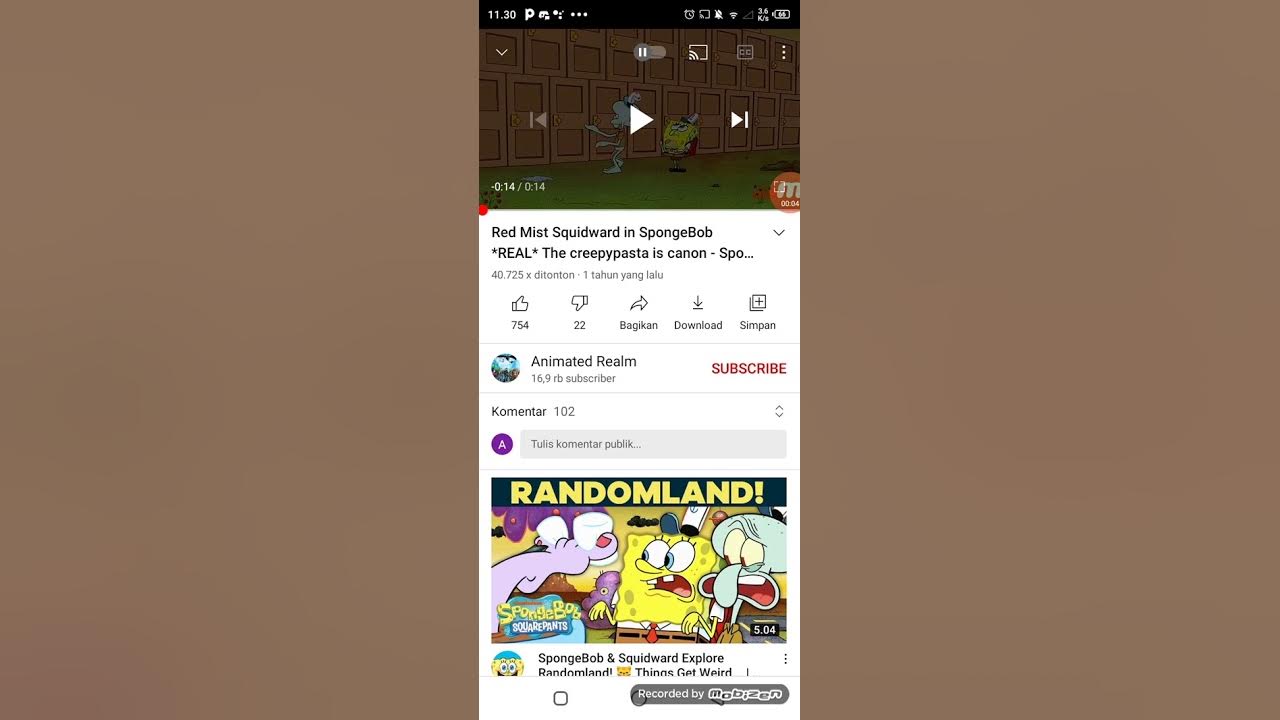 Squidward's Red Mist episode is REAL! Talking about Spongebob in Randomland episode's creepy ...