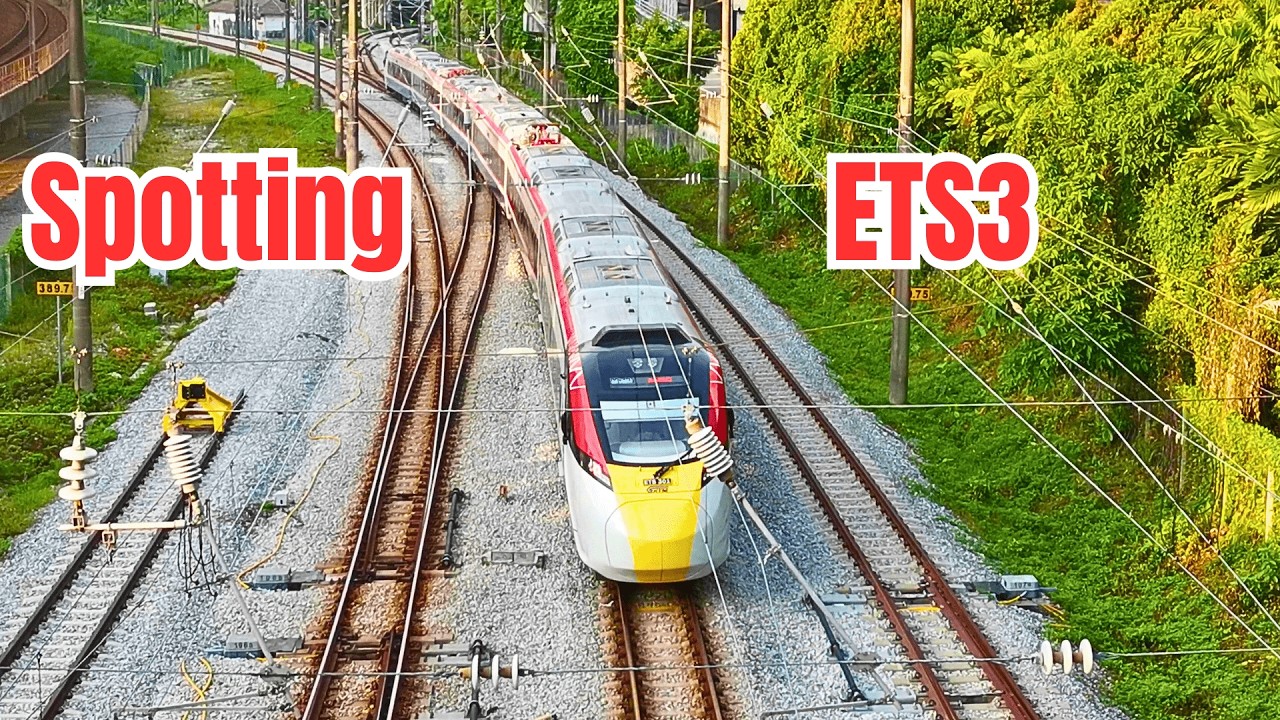 Spotting the newly launched ETS3 - YouTube