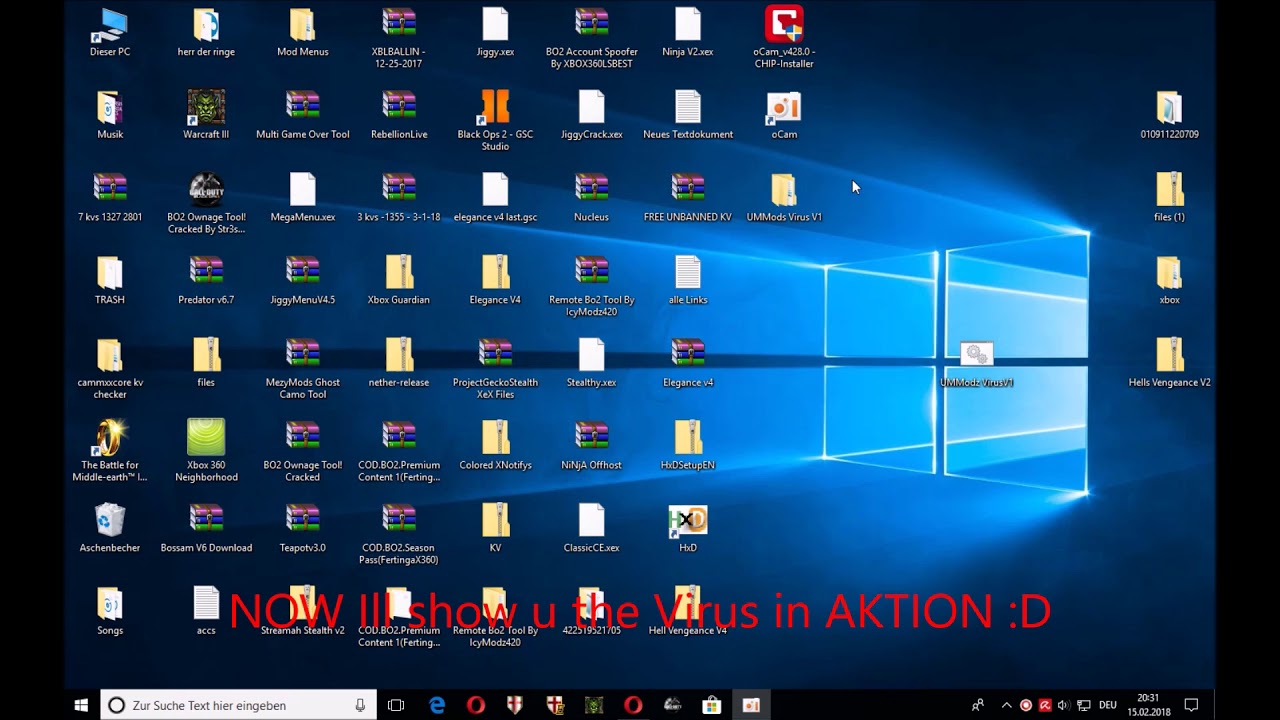 Funny Batch Virus made by myself + Download Link - YouTube