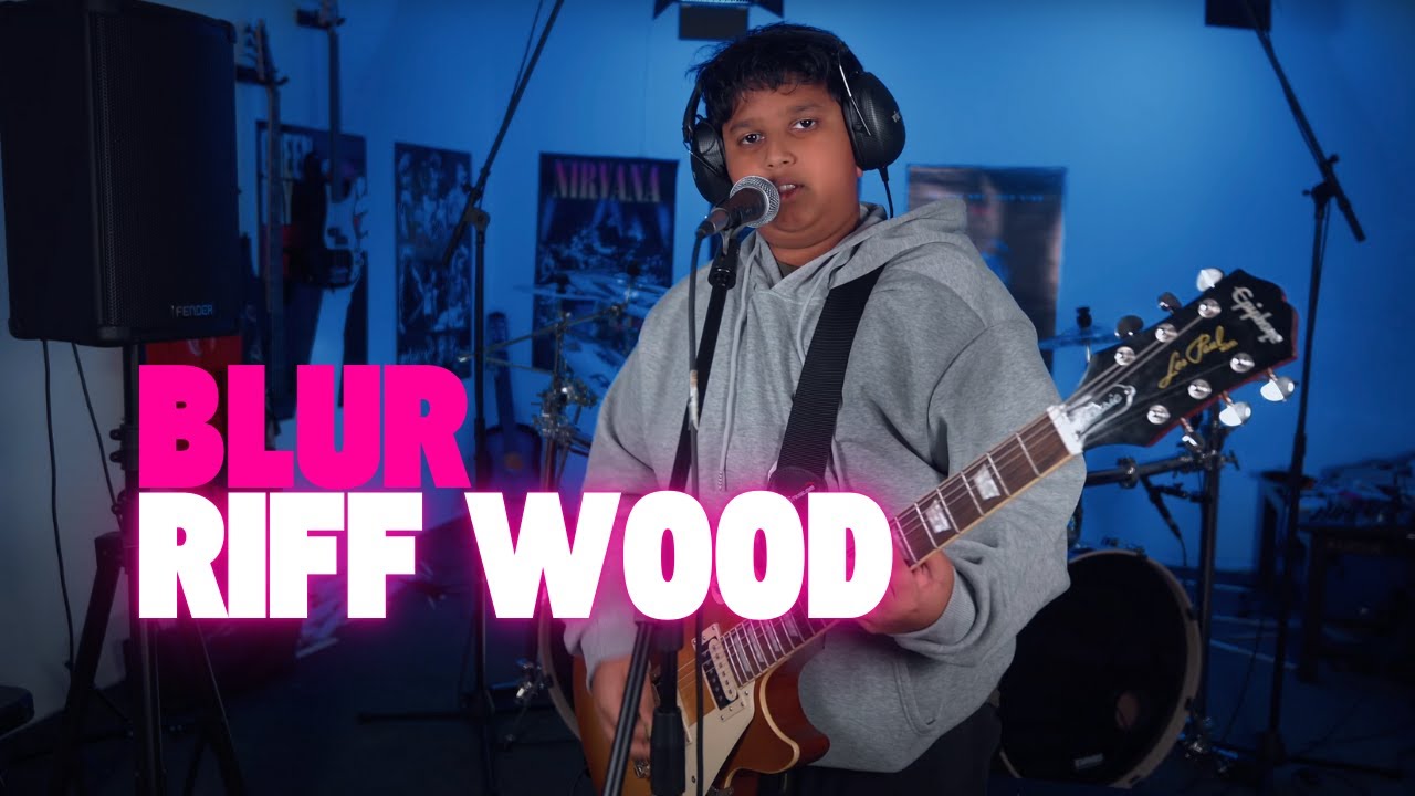 Blur - Riff Wood | Drums, Guitar, Bass and Vocals by Adniel - YouTube