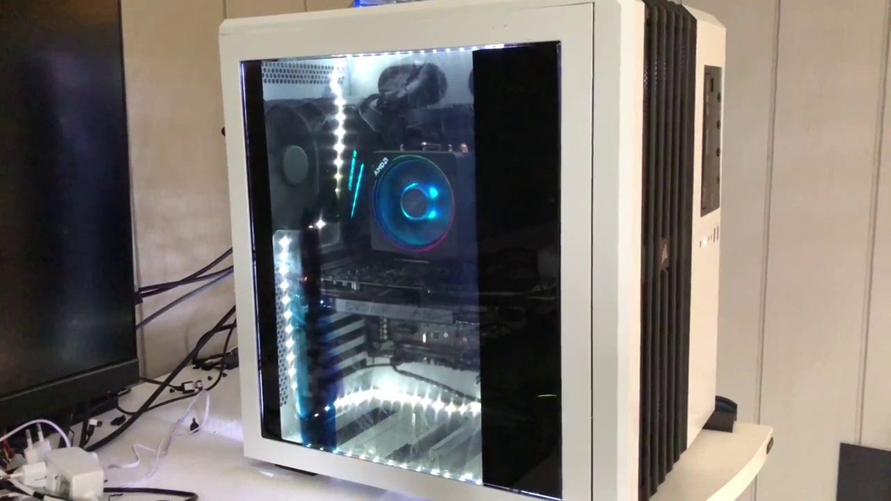 Zombie invasion inside Corsair Air 540 case - YouTube
