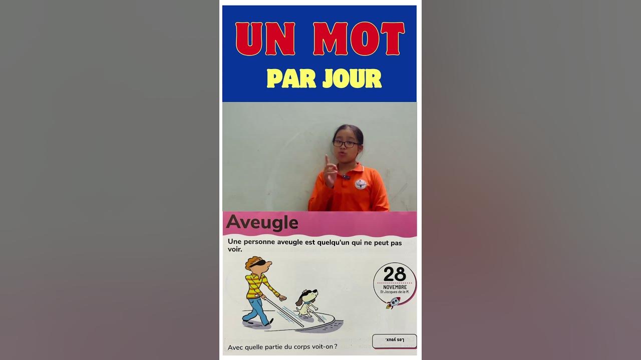 Un mot par jour: J333: Aveugle #vietnam #france #français #vn #gs # ...