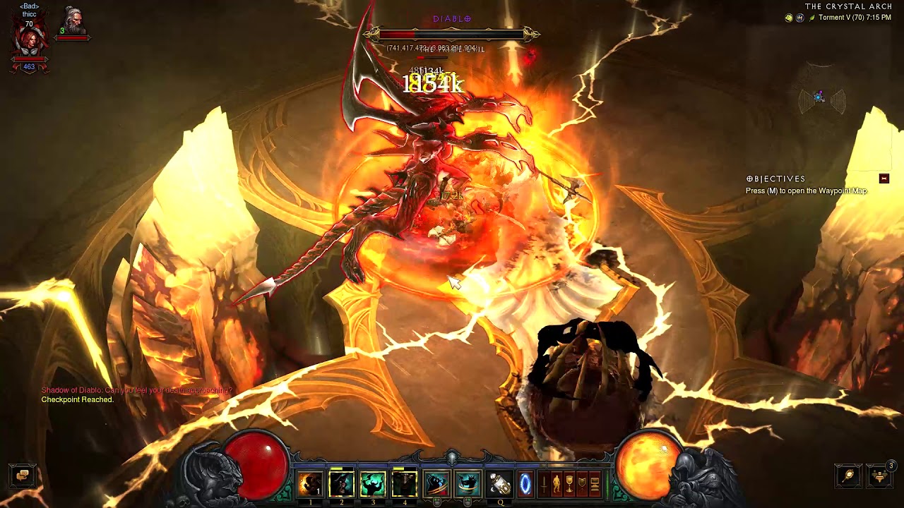 Diablo III: killing Diablo - YouTube