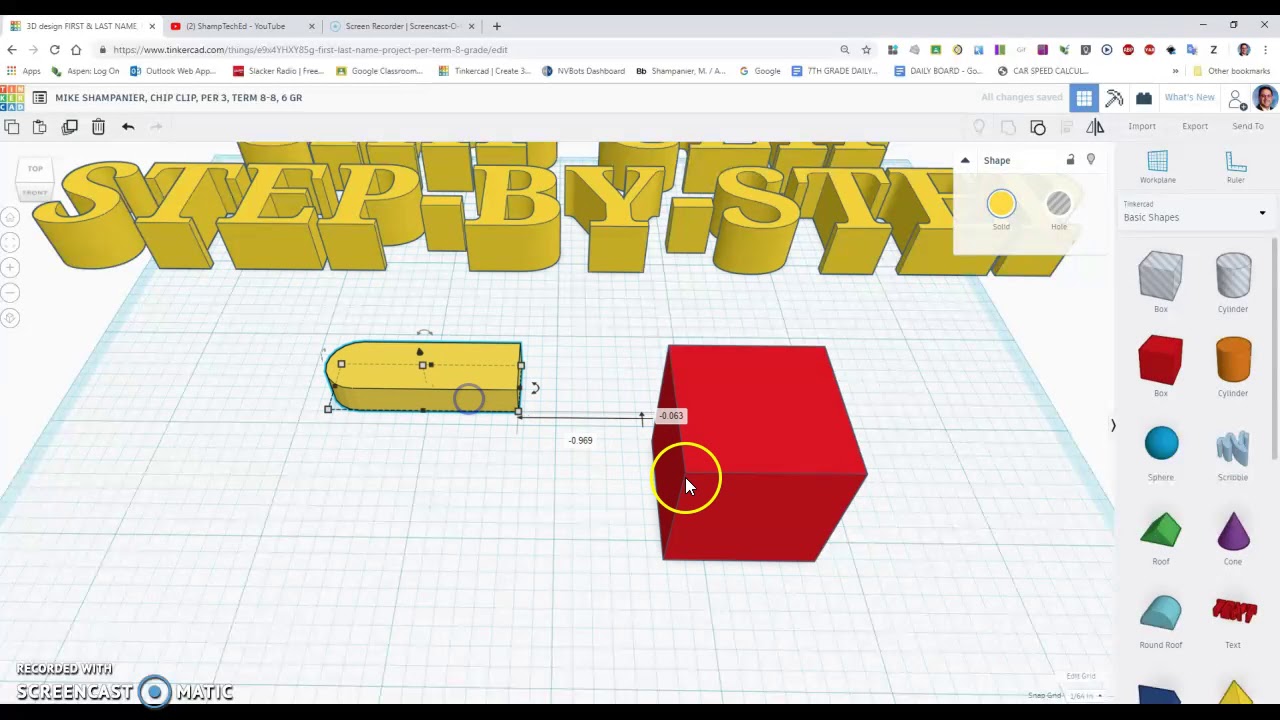 HOW TO CREATE A CHIP CLIP (BAG CLIP) USING TINKERCAD - YouTube