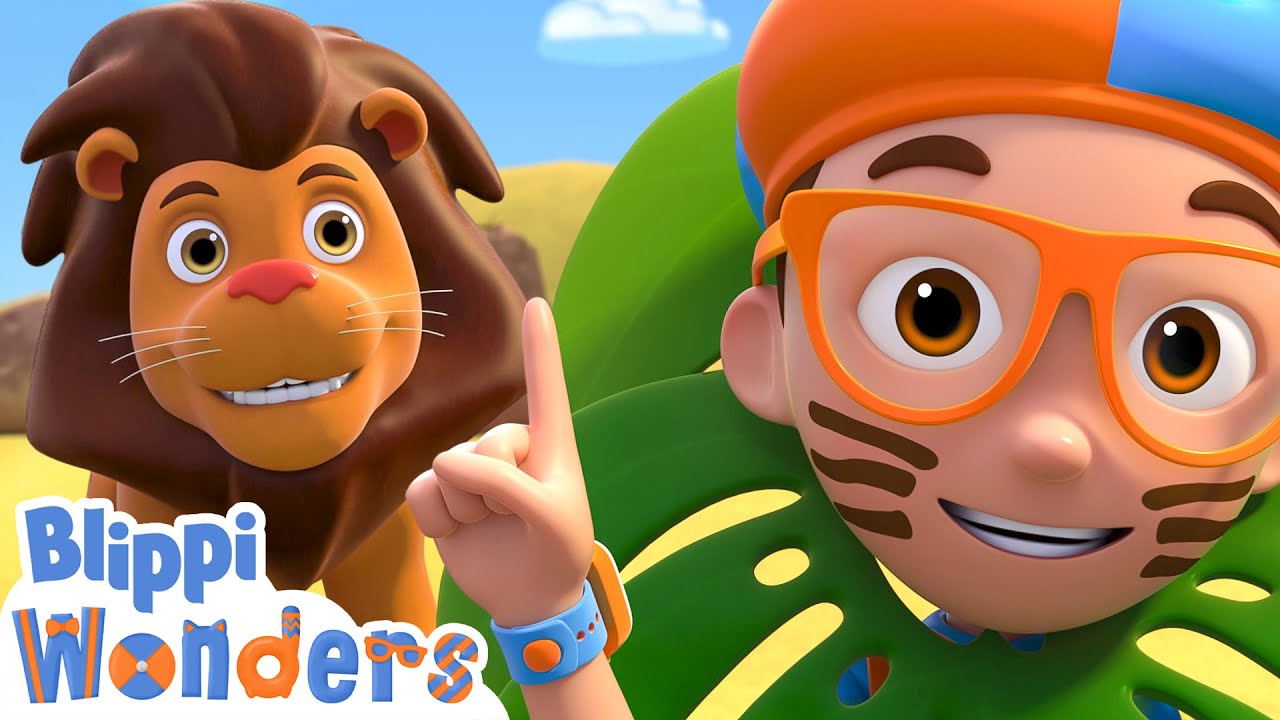 Blippi & T.A.B.B.S.’ Roaring Adventure with Jabari the Lion | Blippi ...