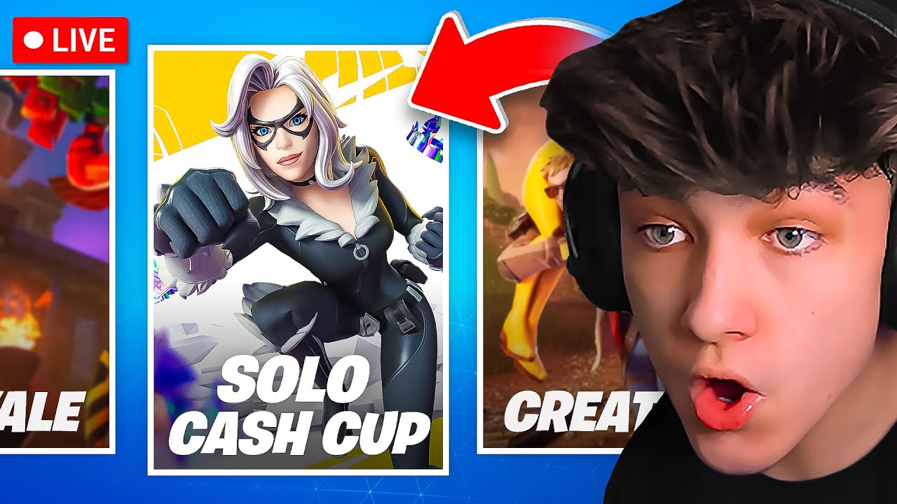 SOLO CASH CUP TOURNAMENT! (Fortnite) - YouTube