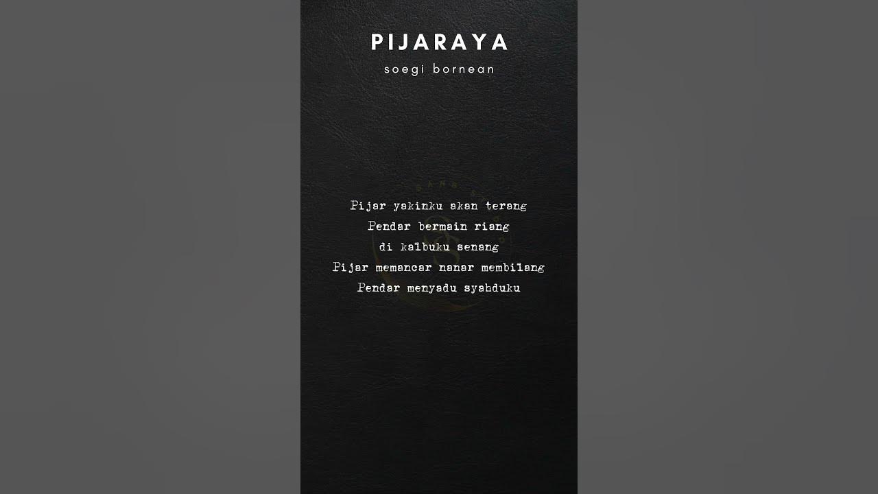Pijaraya - Soegi Bornean (Official Lyric Video) - YouTube