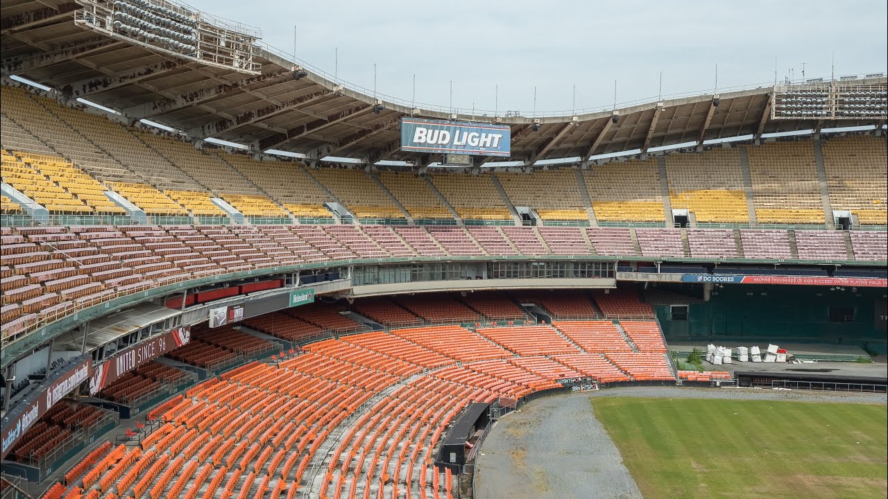 Exploring The Abandoned RFK Stadium - YouTube