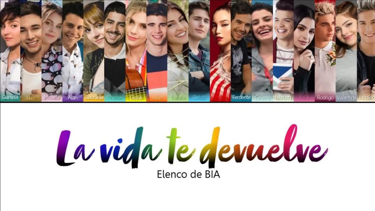 La vida te devuelve - Elenco de BIA | Music Lyrics | Letra Acordes ...