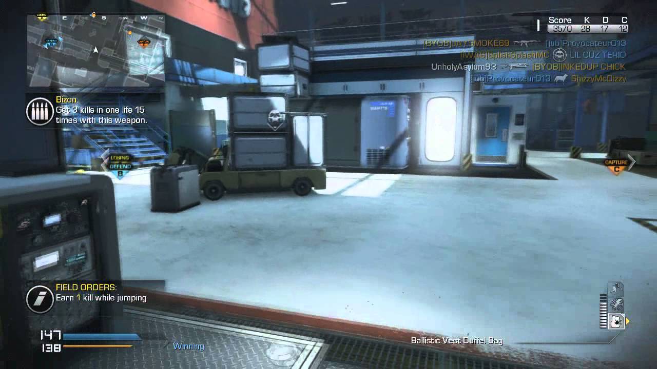 Call of Duty Ghost: Domination Rushing Smg Best Setup: 15 Capture Game ...