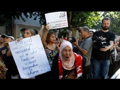 Sanık sandalyesine oturan tecavüz mağduru Tunus'u karıştırdı