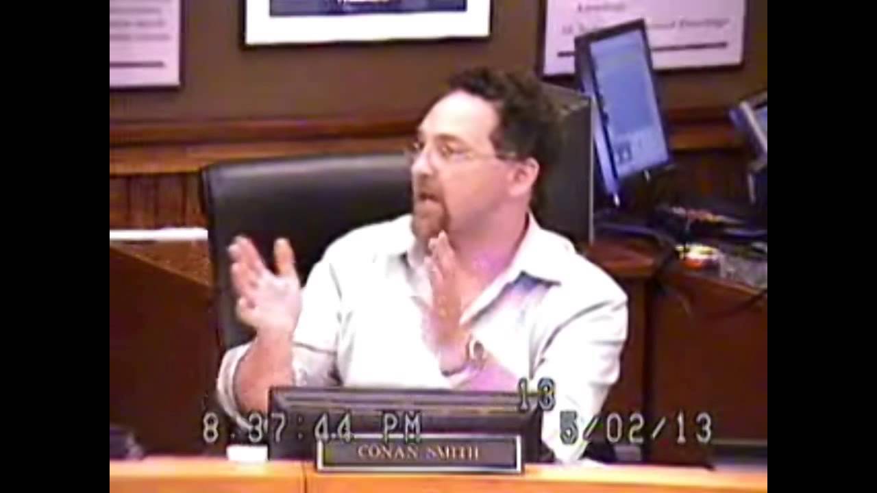 2013 05 02 f County Bond Issue Commissioner Conan Smith explains ...