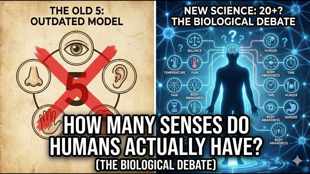 How Many Senses Do Humans Actually Have? (The Biological Debate) - YouTube