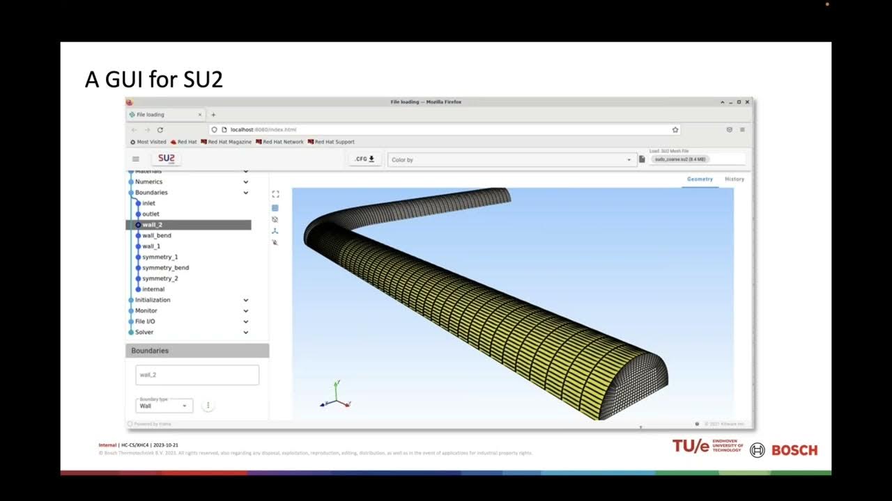 SU2 Conference 23: A Graphical User Interface for the CFD solver of the ...