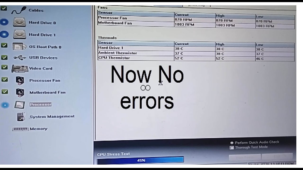 How to remove dell fan errors||fix dell motherboard fan - YouTube