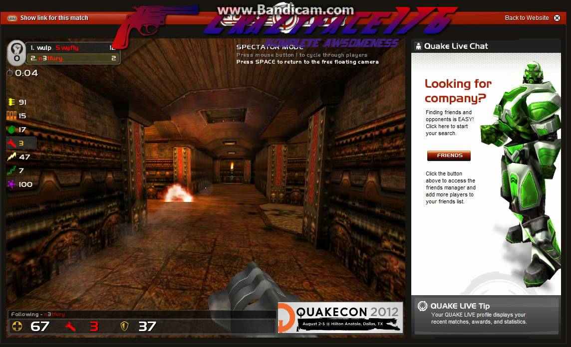 Quake Live Gameplay Parts 1-4: Mix Up: Episode 3 - YouTube