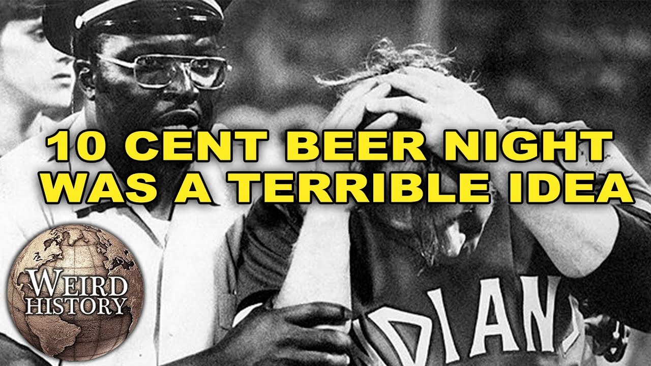 Ten Cent Beer Night Was A Total Disaster - YouTube