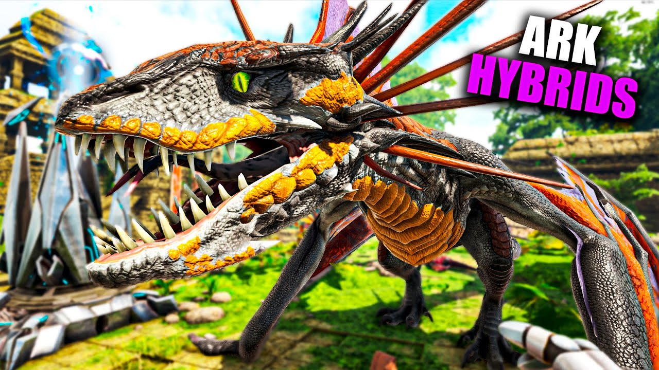 ¡FUSIONÉ varios TIPOS de DRAGONES en ARK Survival Evolved! - YouTube