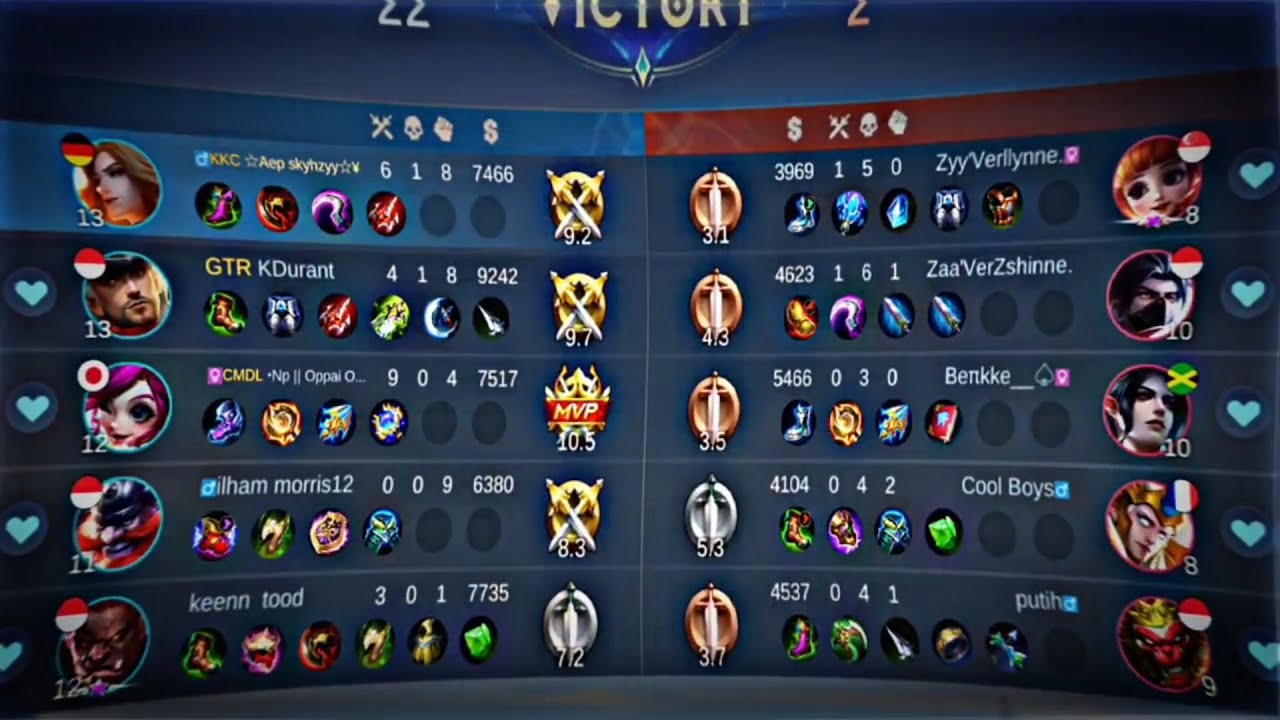 PRESET ML HASIL PERTANDINGAN🥀DJ TANTE TANTE CULIK AKU DONG😬VIRAL🔥 - YouTube