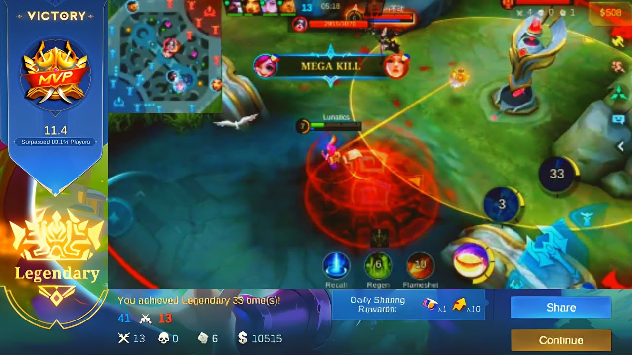 Mobile Legends | Grandmaster - Epic Rank Game Part 22 | MLBB Gaming ...