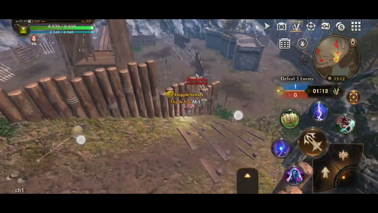 Eternal Kingdom Battle Peak - Battleground PvP 1v1 Mage vs Gunner - YouTube