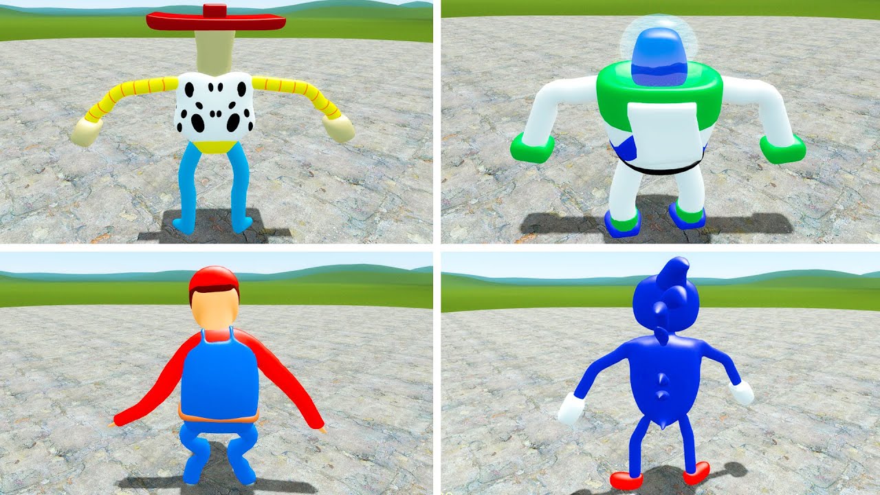 What if I become ALL 3d SANIC CLONES MEMES in GARRY'S MOD CARTOON CAT ...