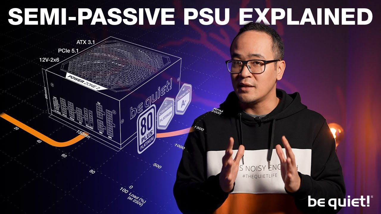 Semi-passive PSU explained | be quiet! | Power Zone 2 - YouTube