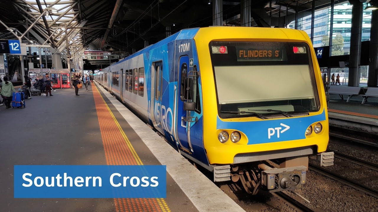 Melbourne Trains Vlog 31: Trains at Southern Cross - YouTube