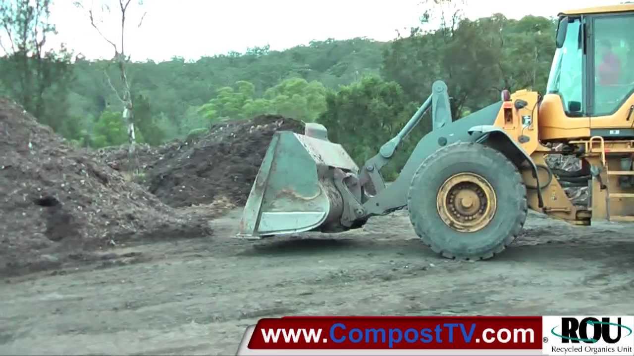 Ep05A Turning Compost Piles with a loader - YouTube
