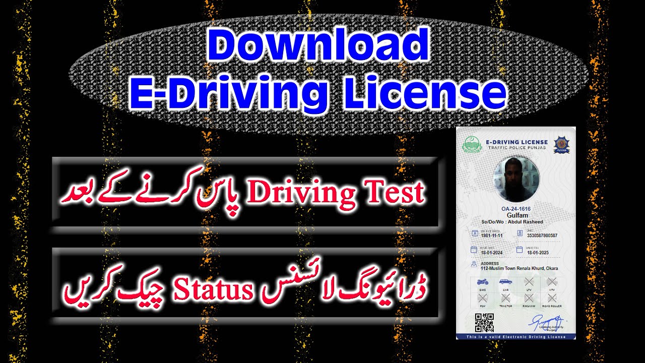 How to get E-Driving License online/Driving License by SUN IT ...