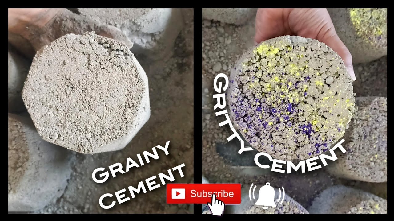 Gritty + grainy cement textures | cement asmr - YouTube