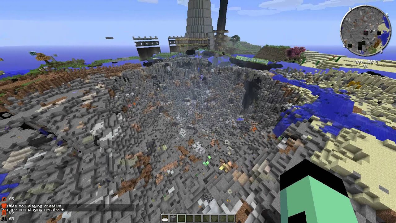FTB monster: nuke server clear - YouTube