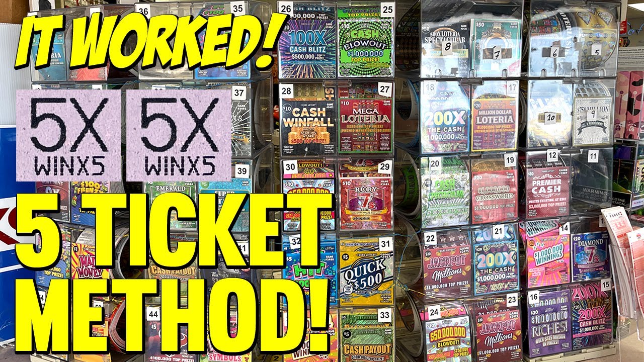 5 TICKET METHOD WORKED! $$$!! Lottery Scratch Off Tips - YouTube