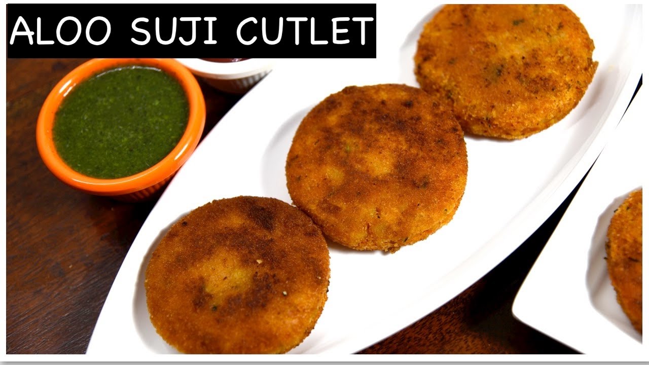 aloo suji cutlets recipe | aloo cutlet recipe | aloo tikki recipe - YouTube