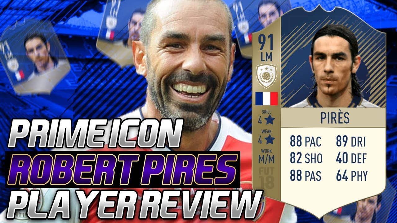 PRIME ICON PIRES (91) PLAYER REVIEW!! FIFA 18 ULTIMATE TEAM! Is He ...