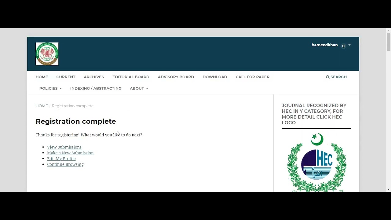 How to Submission of Article in Open Journal System OJS, Online ...