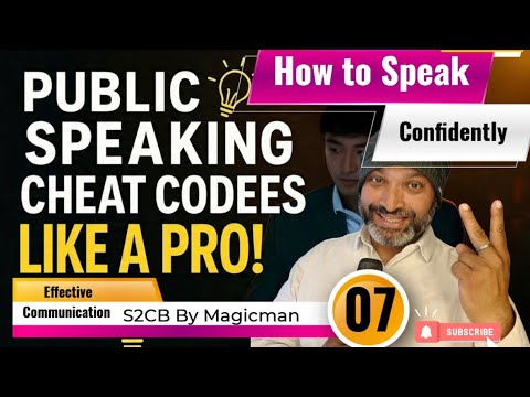 How to Speak Confidently Anywhere! 7 Public Speaking Codes ...