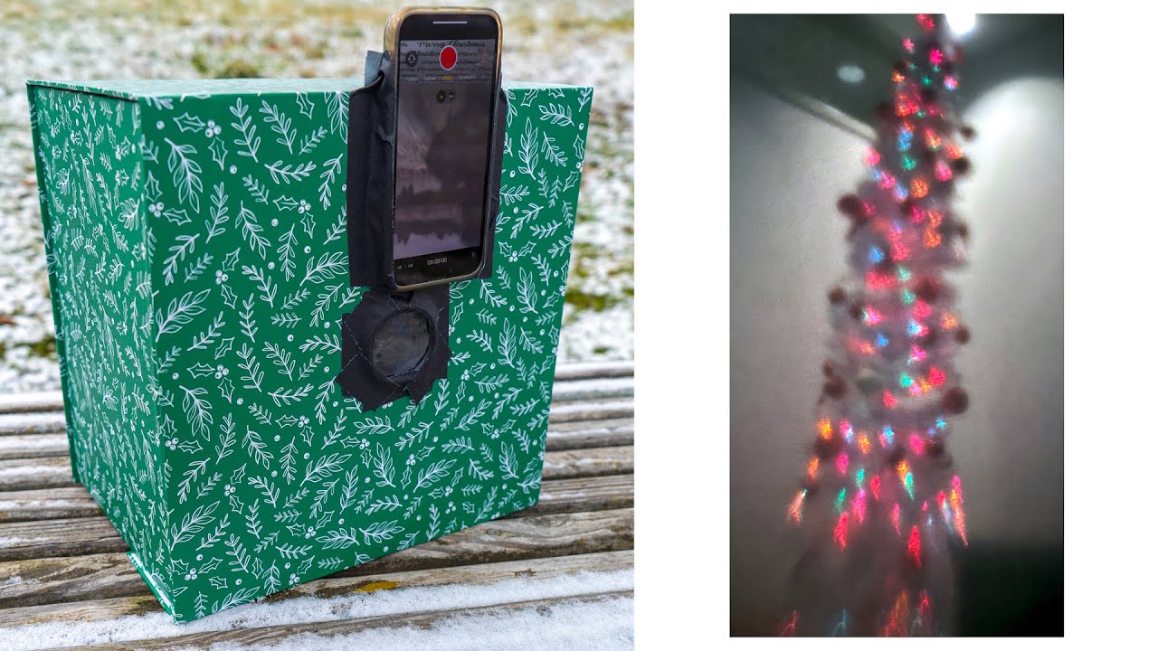 Build a DIY Christmas Present Camera Obscura for your Smartphone! - YouTube