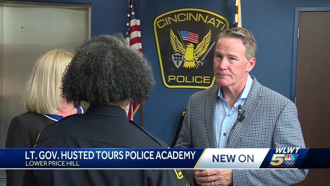 Ohio Lt. Gov. Husted tours Cincinnati Police Academy Tuesday afternoon ...