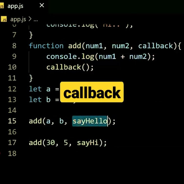 callback | javascript tutorial #shorts #html #javascript - YouTube