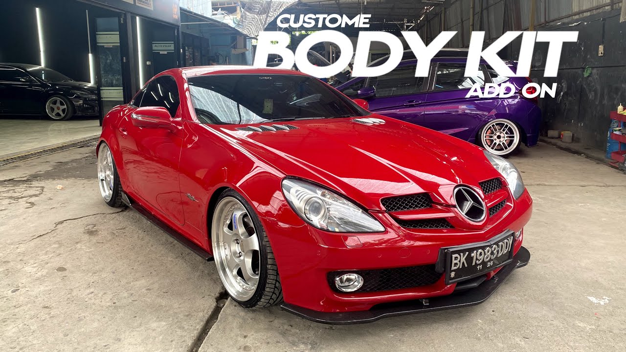 CUSTOME BODY KIT ADD ON MERCEDES-BENZ SLK 200 - BENGKEL AUTO PILOT ...