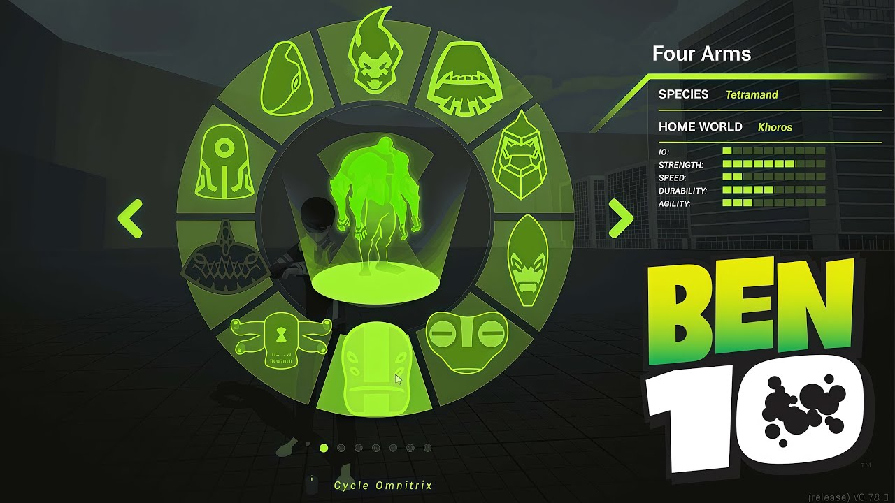 Four Arms Transformation and Gameplay | Galvan Ben 10 Open world Game ...