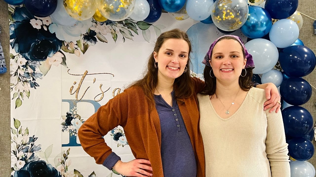 Katie's Baby Shower - Fun with The Pressley Girls - YouTube