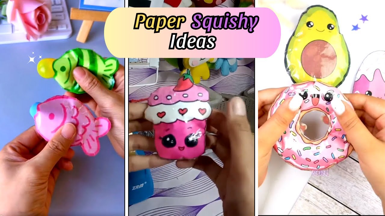 Best Paper Squishy Ideas 🌈 How To Make Paper Squishy Storytime Tiktok ...